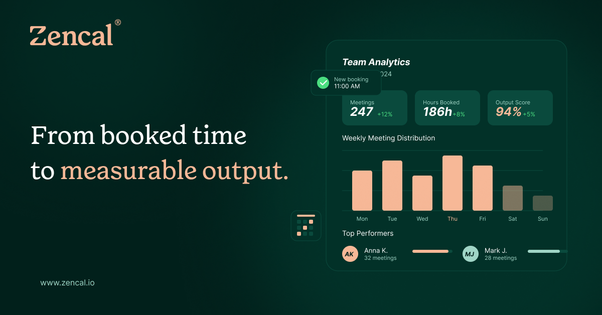 Zencal - System for scheduling & selling meetings